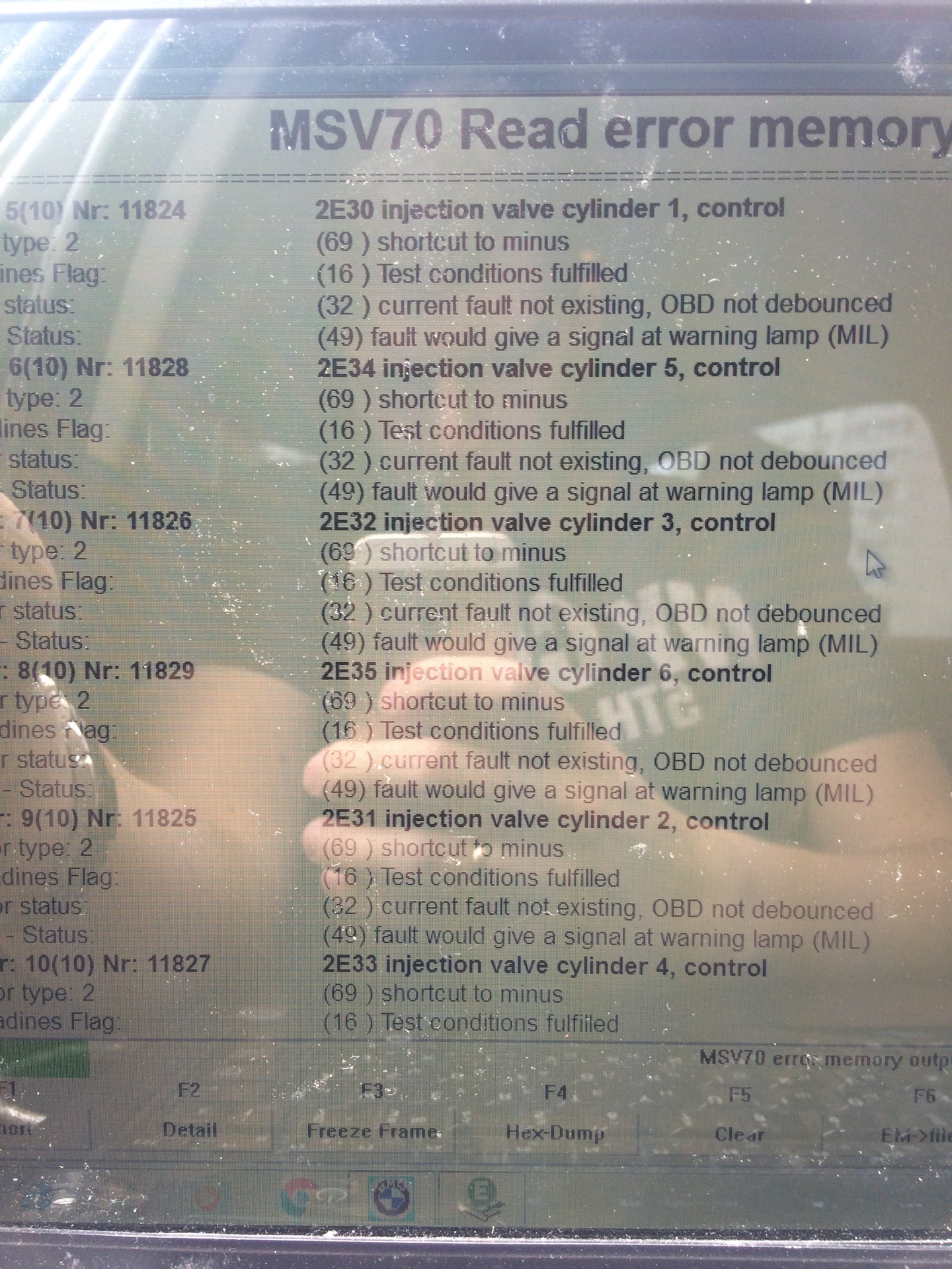 Диагностика выявила ошибки 2e30 2e31 2e32 2e33 2e34 2e35 — BMW 3 series ...