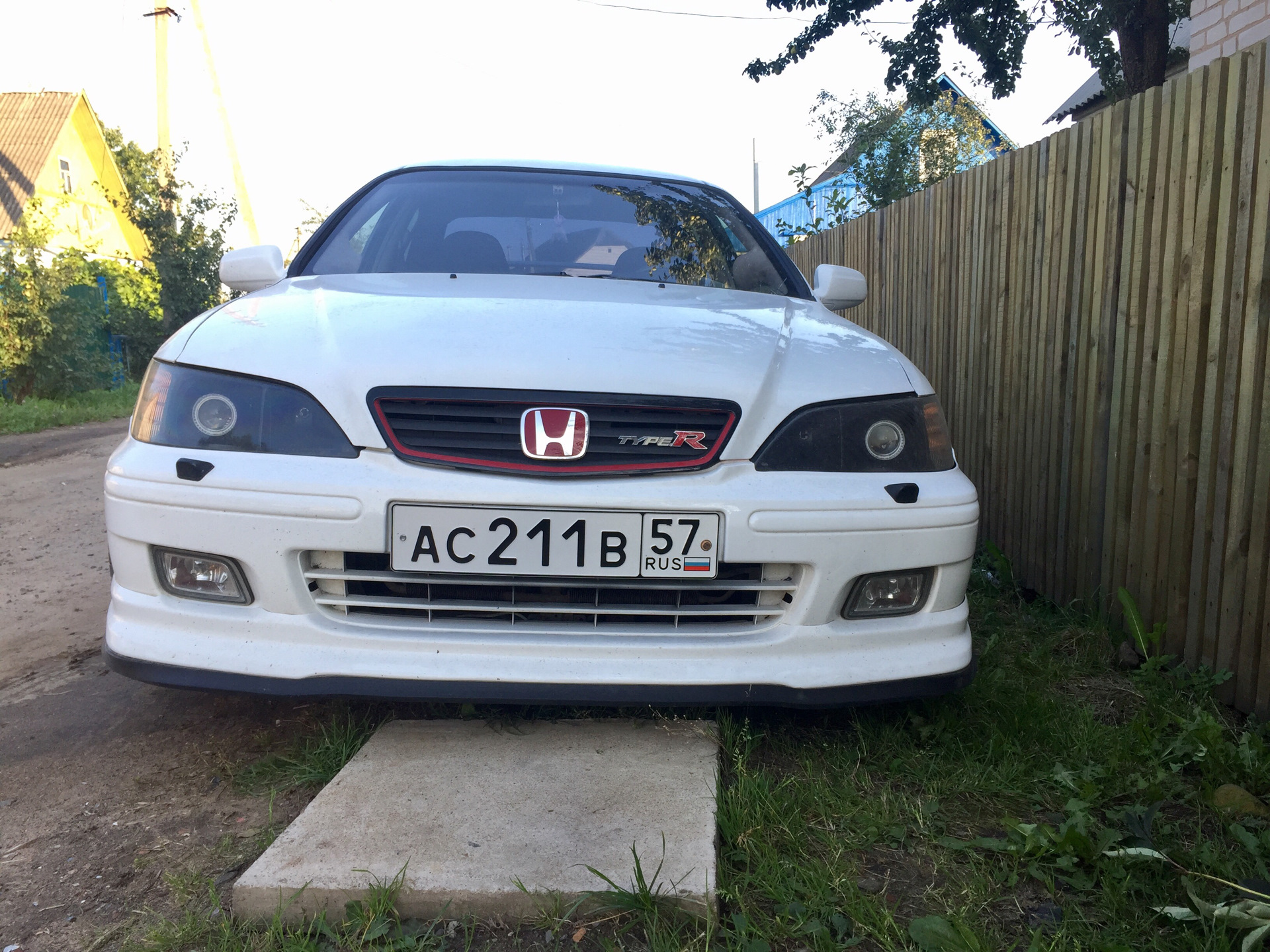 Резиновая накладка губы — Honda Accord Type R (CH1), 2,2 л, 2001 года ...
