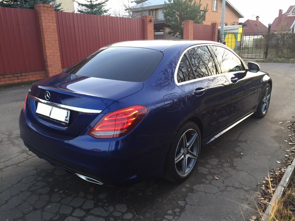 Тонировка + наномойка химией leraton — Mercedes-Benz C-Class (W205), 1,6 л, 2015 года | стайлинг ...