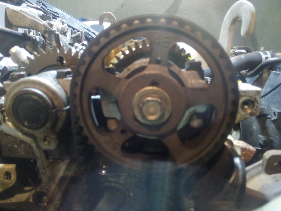 ГРМ и Маслонасос. — Toyota Corolla (100), 1,3 л, 1994 года | своими ...