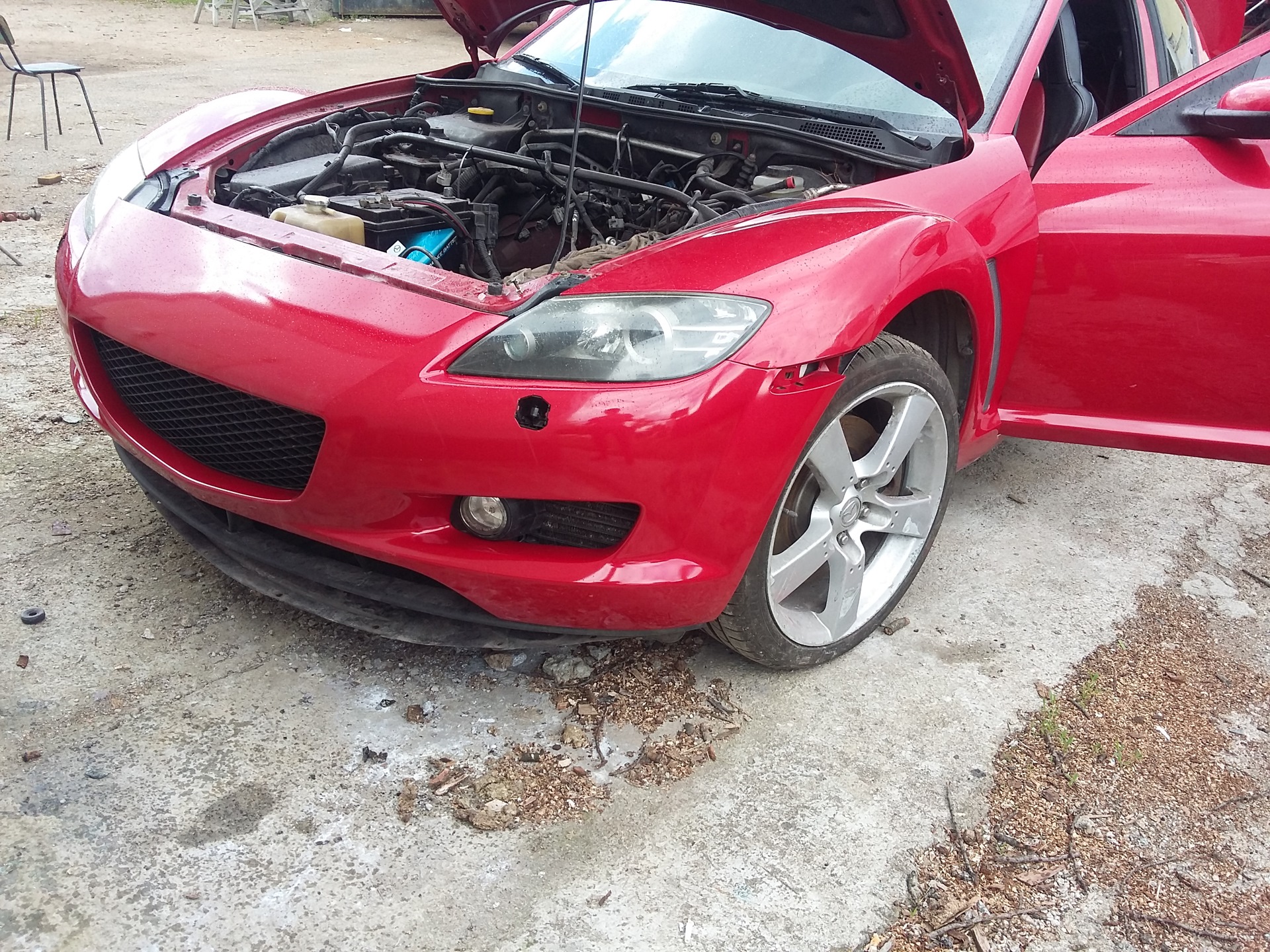 Покрасил)))) — Mazda RX-8, 1,3 л, 2004 года | своими руками | DRIVE2