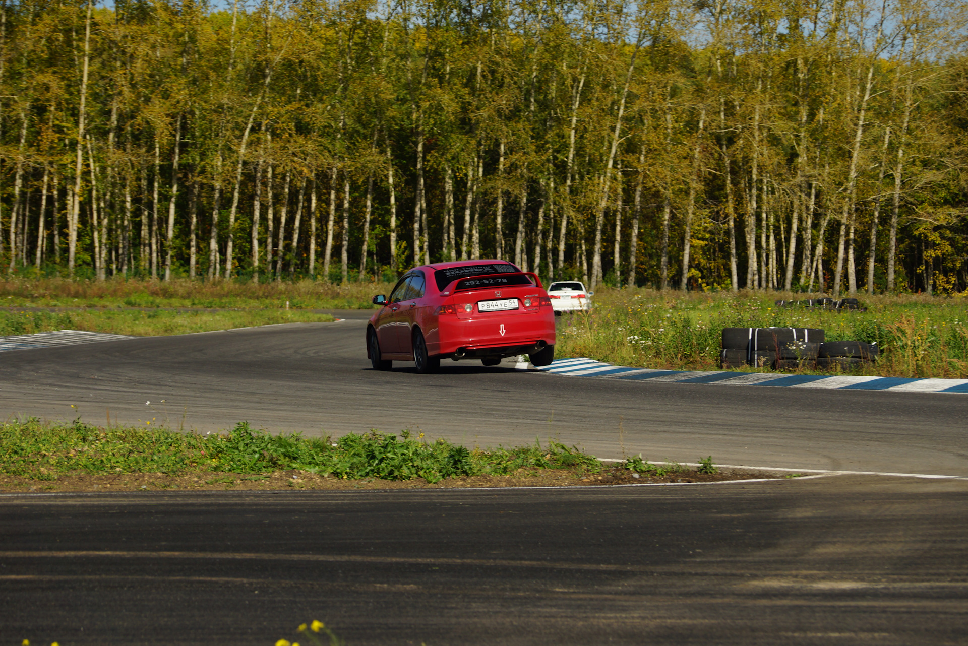 Time Attack 5/2016 на Кузбасском автодроме — Honda Accord Euro R (CL7), 2 л, 2004 года ...