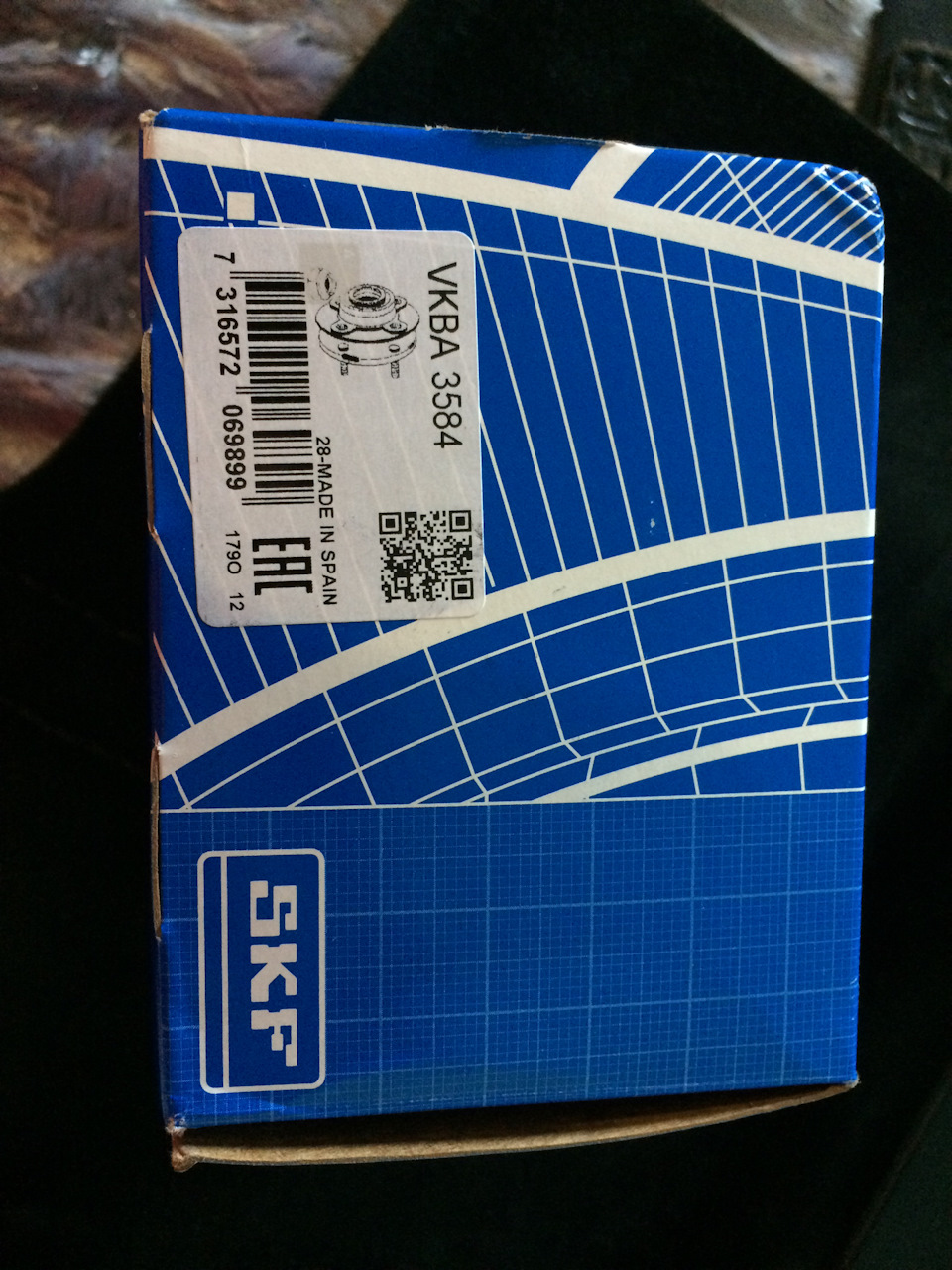 VKBA3584 Комплект подшипника ступицы колеса SKF | Запчасти на DRIVE2