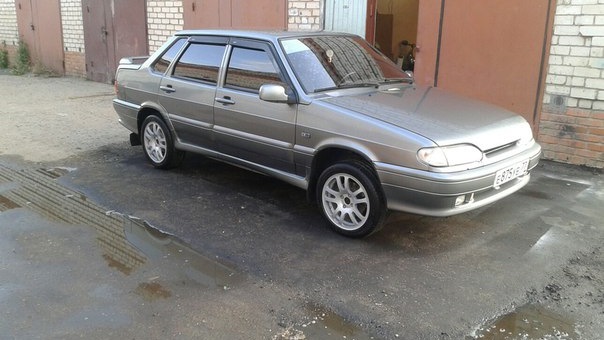 Спойлер лезвие, или утиный нос… — Lada 2115, 1,6 л, 2007 года ...