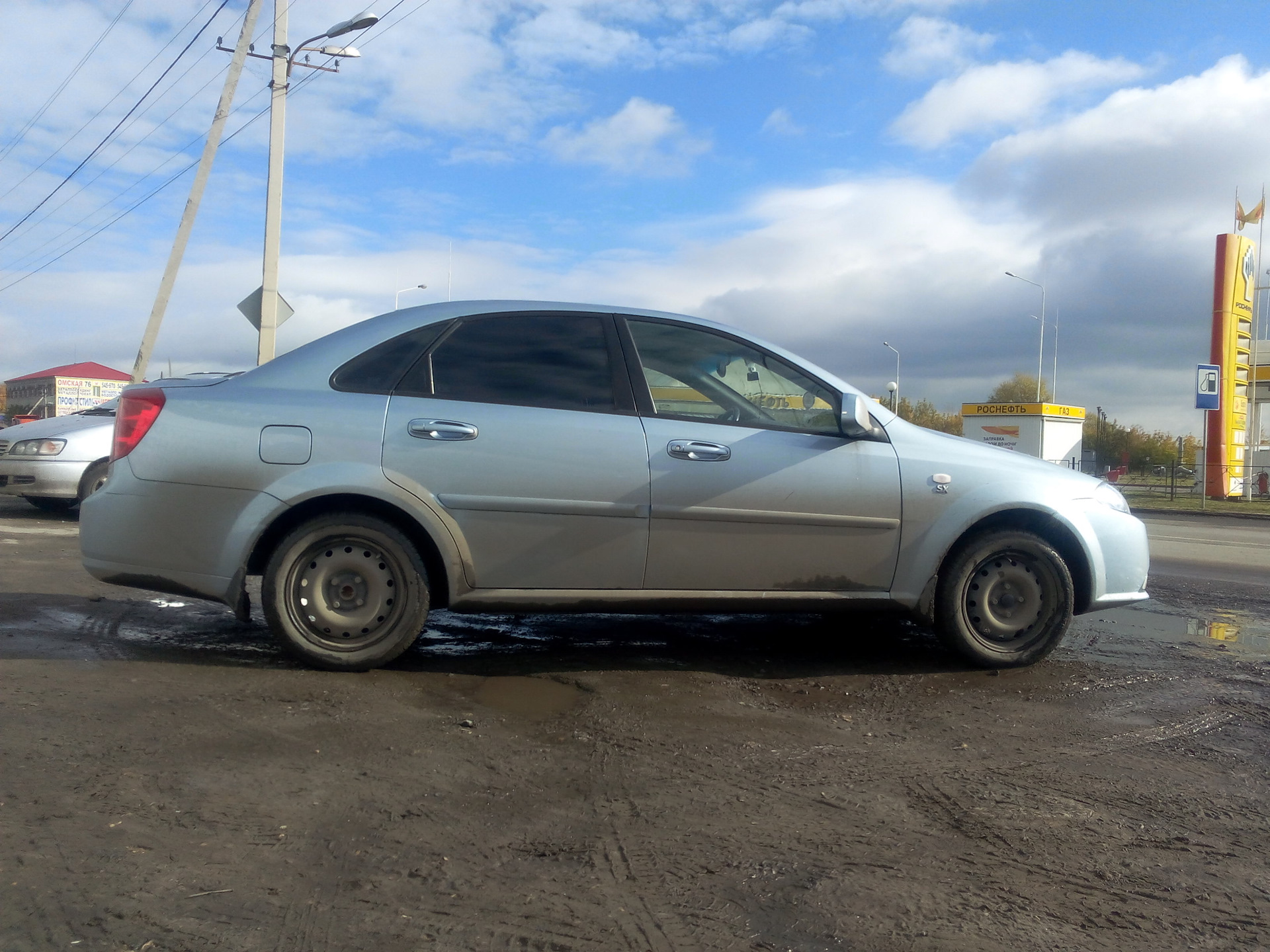 Снова зима)))) — Daewoo Gentra, 1,5 л, 2013 года | просто так | DRIVE2