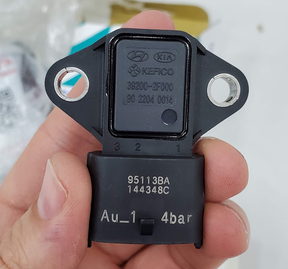 Замена датчика 39200-2F000 — Hyundai Santa Fe (2G), 2,2 л, 2012 года ...