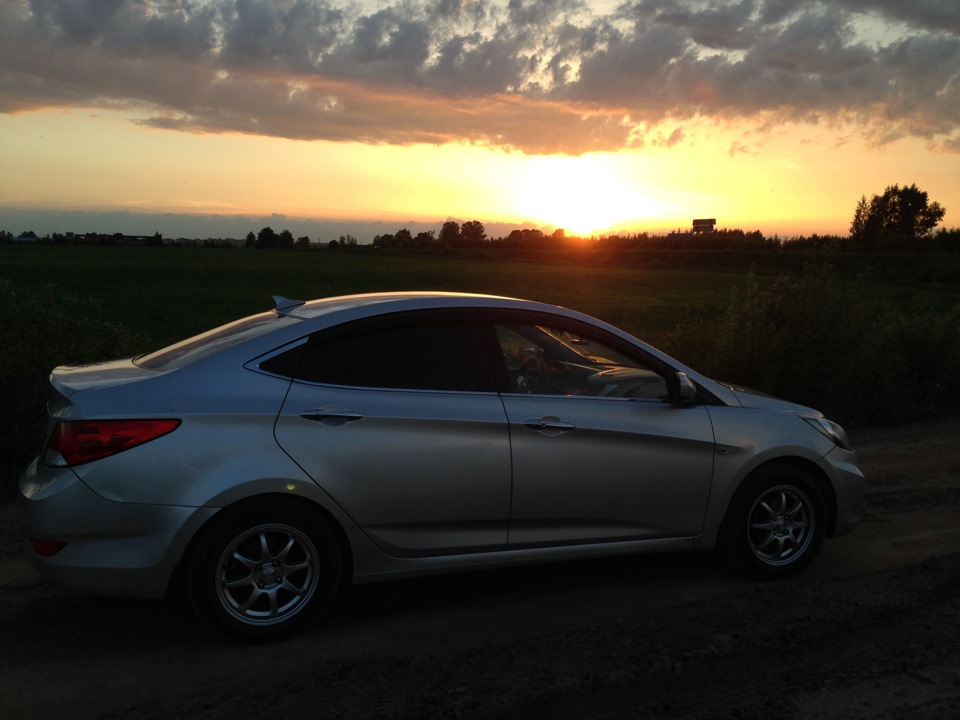 Лепота… — Hyundai Solaris (1G), 1,6 л, 2012 года | фотография | DRIVE2