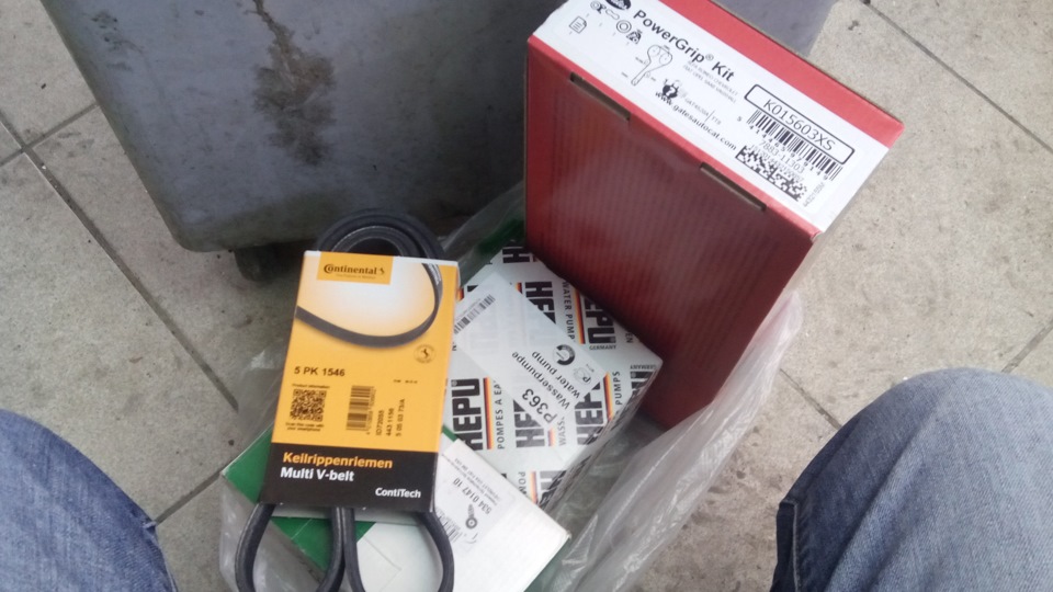 K015603XS Комплекты деталей для ремней грм GATES | Запчасти на DRIVE2