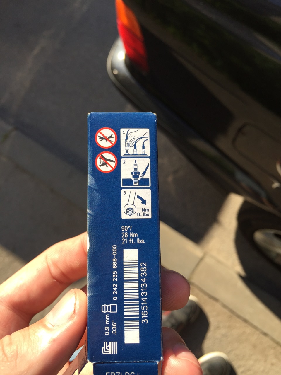 0242235668 Свеча зажигания BOSCH | Запчасти на DRIVE2