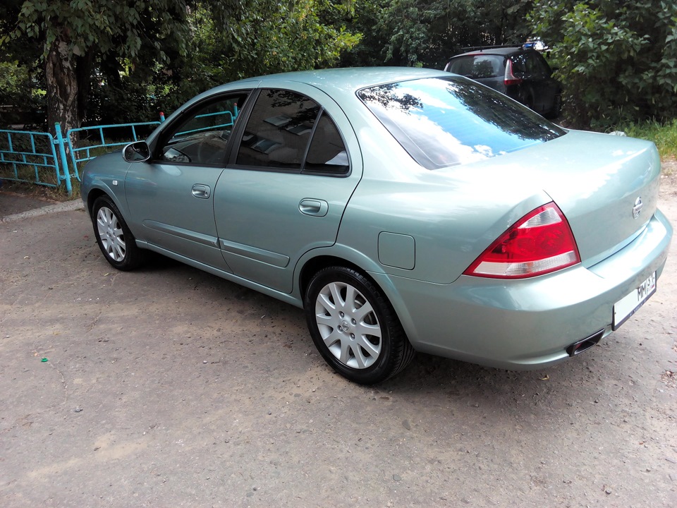 Чернитель резины. — Nissan Almera Classic (B10), 1,6 л, 2007 года ...