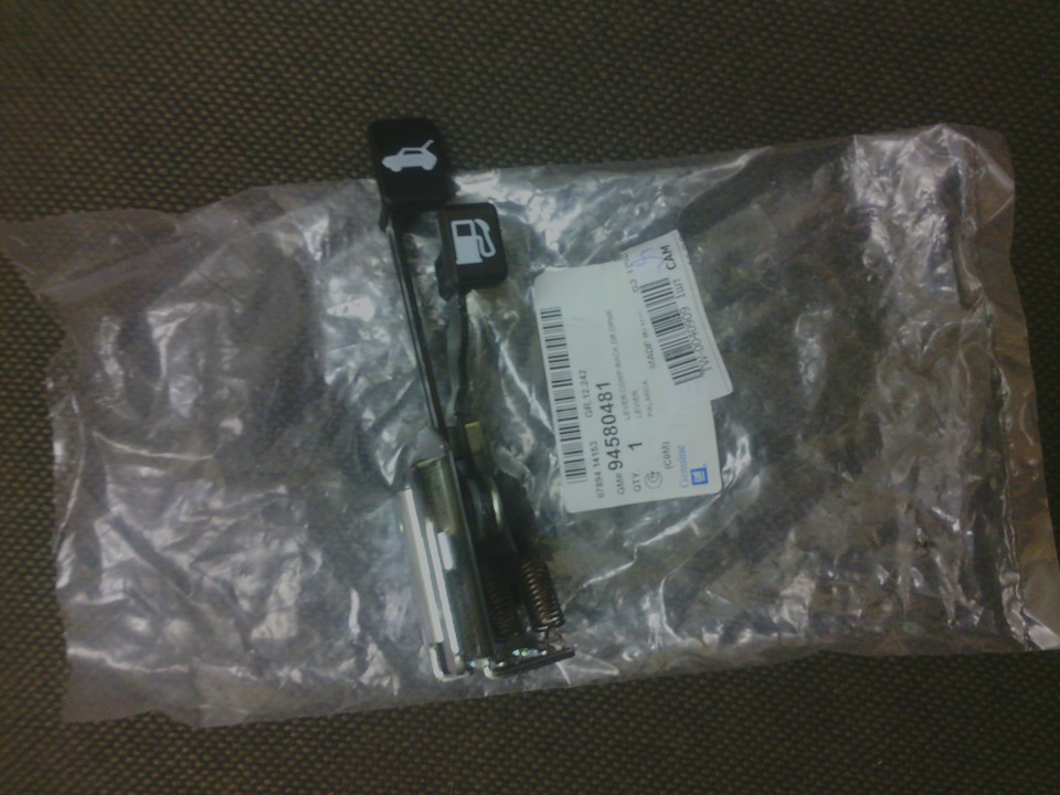 Открытие двери багажника из салона — Daewoo Matiz (M100/M150), 0,8 л ...