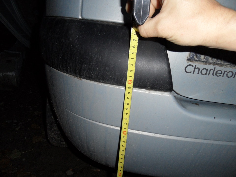 Патронники в бампера спереди и сзади. 8 шт. — Renault Megane Scenic, 1 ...