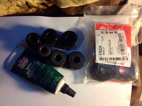 95535191550 Ремонтный комплект переднего суппорта Porsche VAG ...