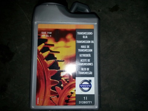 31280771 Масло трансмис. Volvo 75W GL4 M56/58/66/MMT6 (1 л) Volvo ...