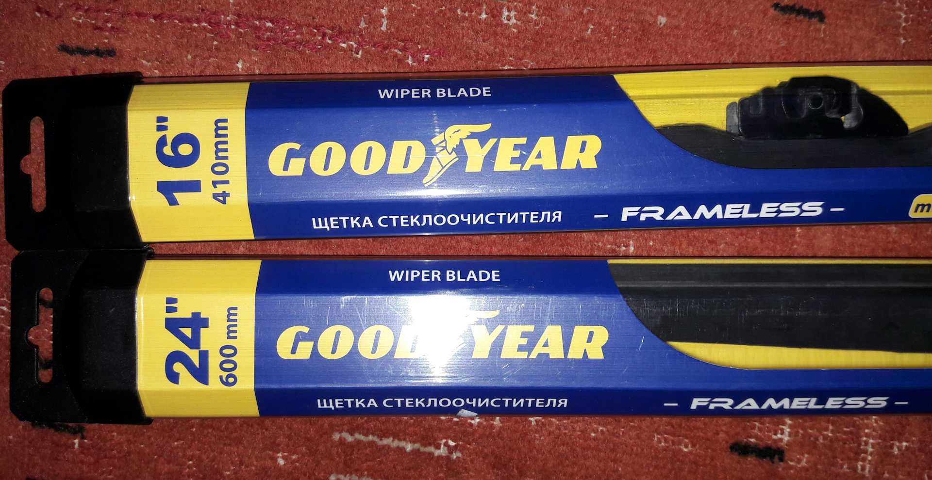 Щетки бескаркасные GoodYear =((( — Lada Калина седан, 1,6 л, 2007 года ...