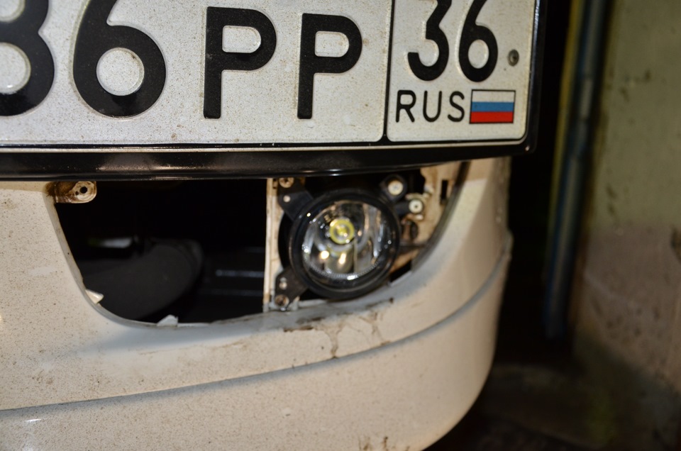 Противотуманки — Mitsubishi Lancer X, 2 л, 2008 года | своими руками ...
