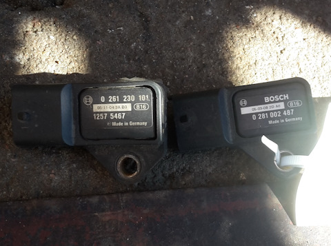 0261230101 Датчик давления наддува BOSCH | Запчасти на DRIVE2