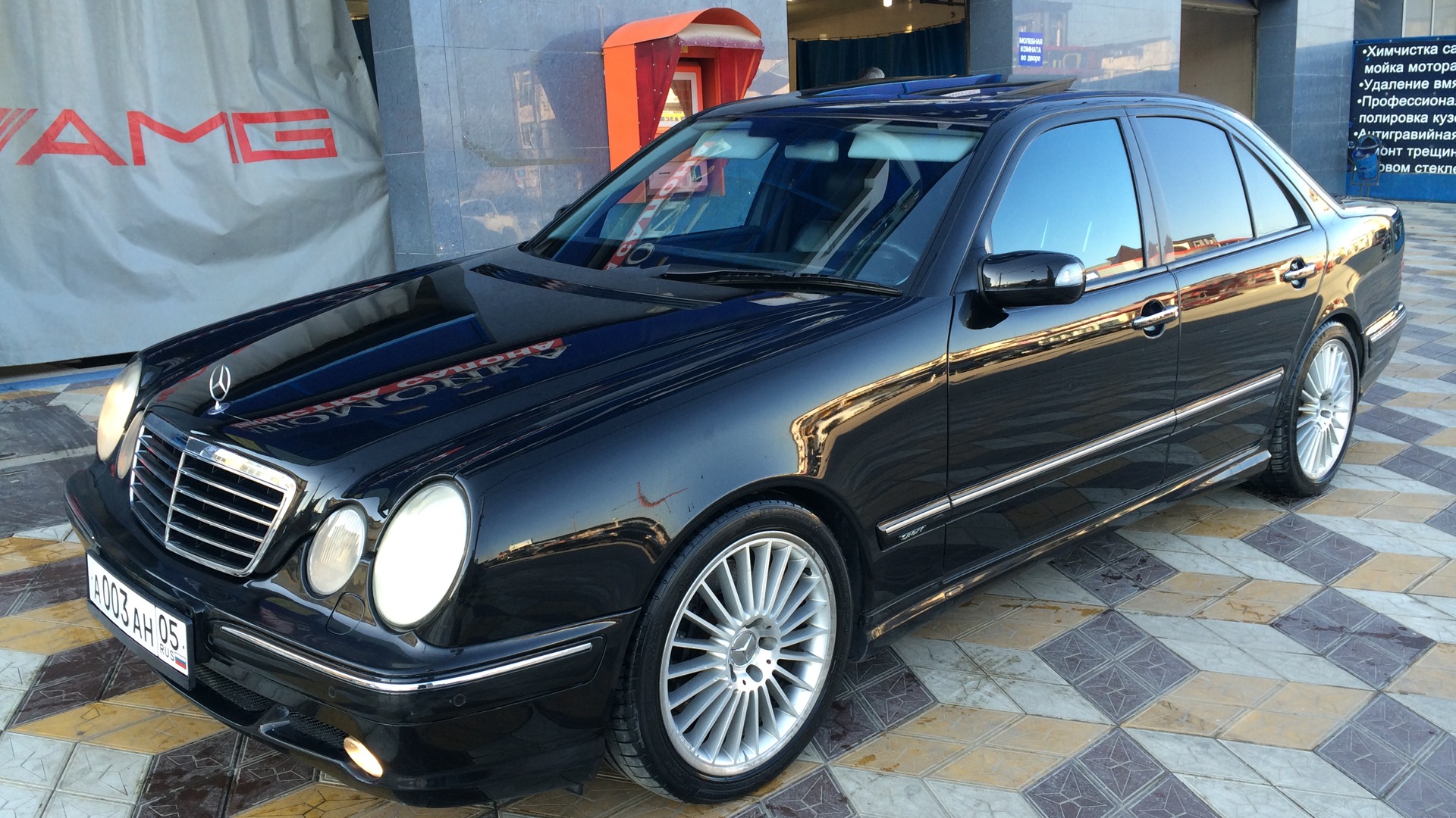 Mercedes-Benz E 55 AMG (W210) 5.5 бензиновый 2000 | на DRIVE2