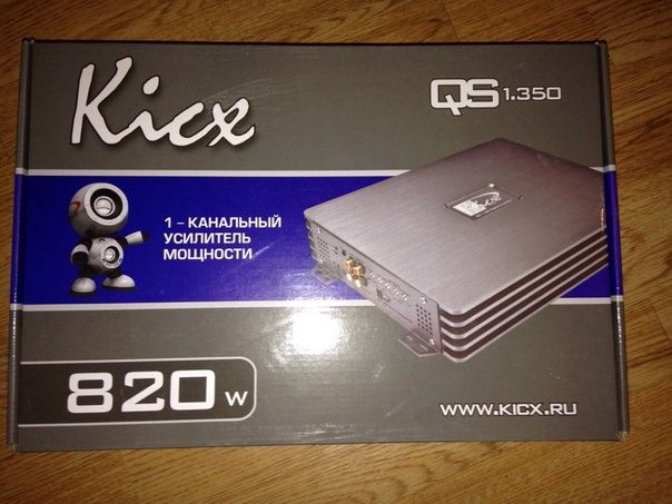 Усилитель Kicx QS 1.350 — KIA Picanto (1G), 1,1 л, 2009 года | автозвук | DRIVE2