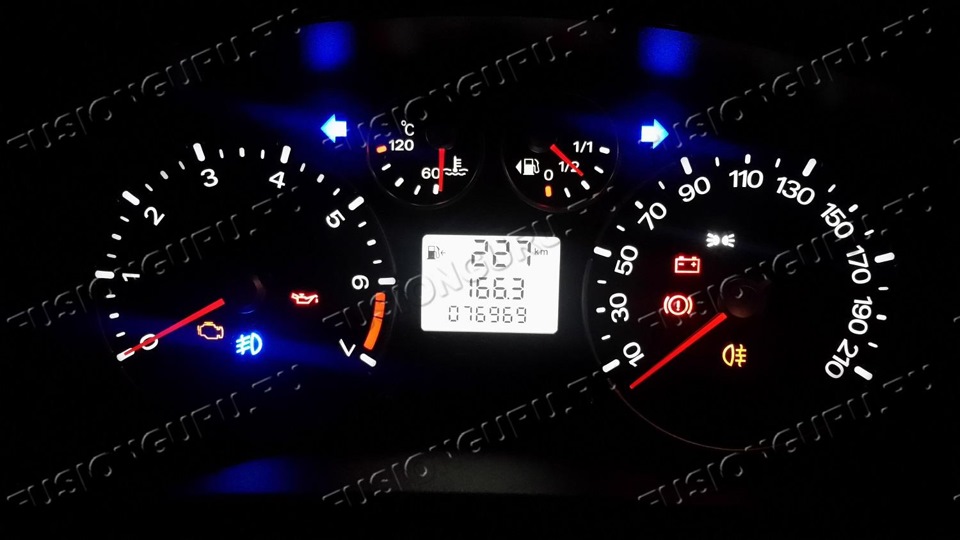 "Новый свет" приборки — Ford Fusion, 1,6 л, 2007 года | тюнинг | DRIVE2