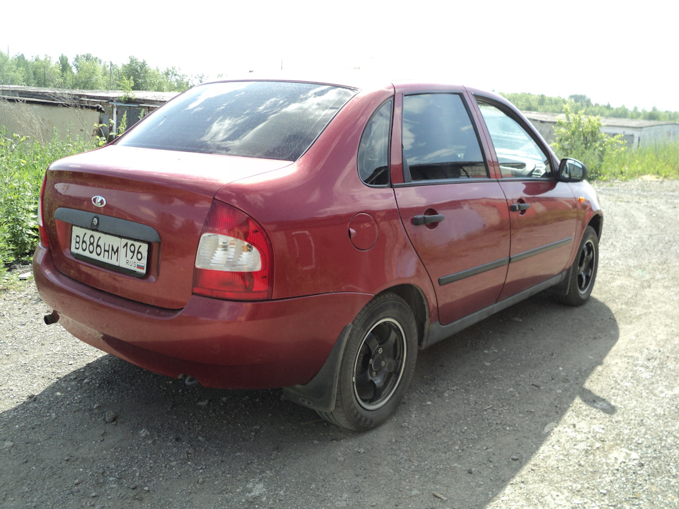 Кованые диски SLIK 171 MBLS R14 — Lada Калина седан, 1,6 л, 2006 года ...