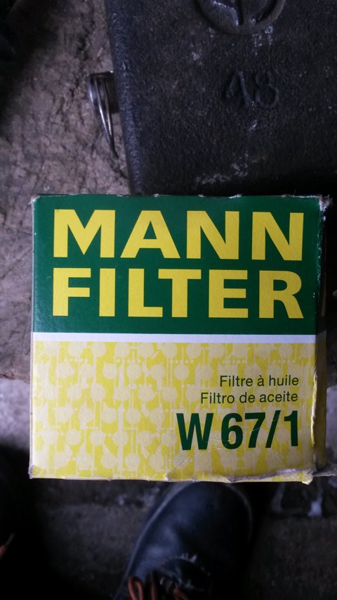 W671 Фильтр масляный MANN FILTER | Запчасти на DRIVE2