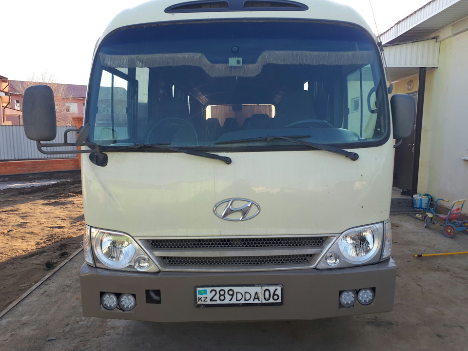Бампер готов ! — Hyundai HD 72, 3,9 л, 2013 года | тюнинг | DRIVE2