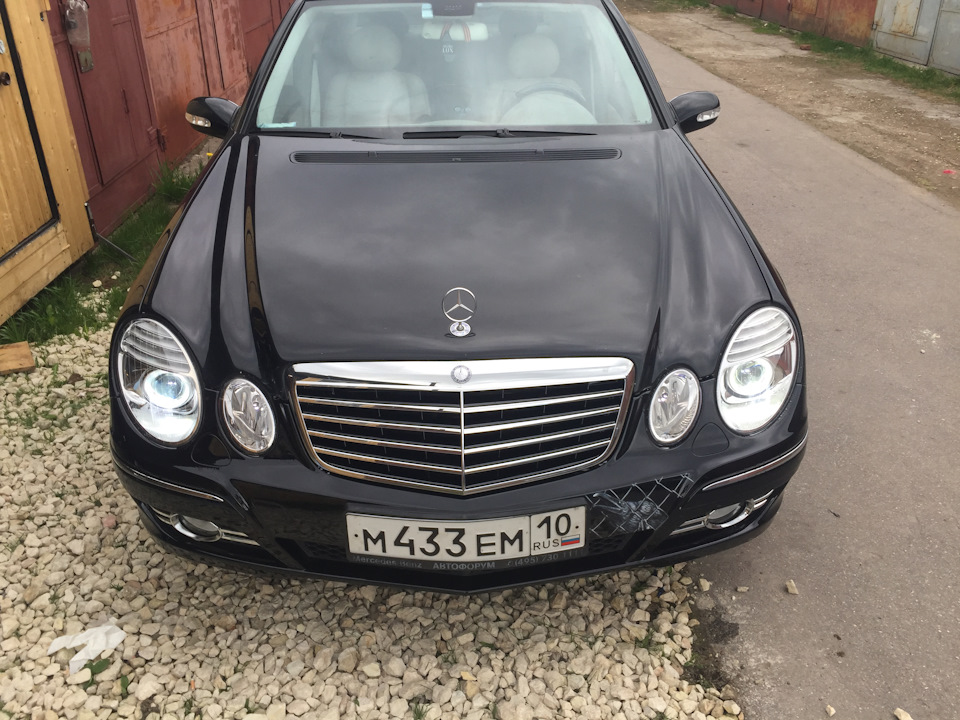 Рестайлинг бампера w211 и аэрография от AeroFoxSpb — Mercedes-Benz E ...