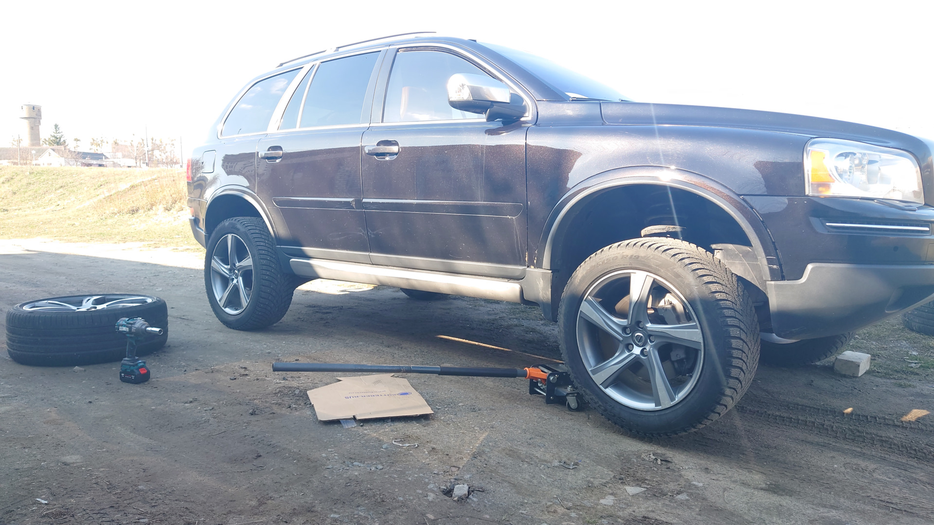 Переобулись — Volvo XC90 (1G), 4,4 л, 2008 года | колёсные диски | DRIVE2