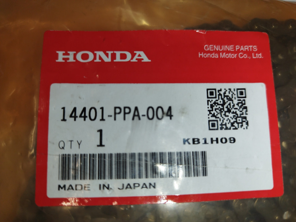 14401PPA004 Цепь (176L) ГРМ OEM Honda | Запчасти на DRIVE2