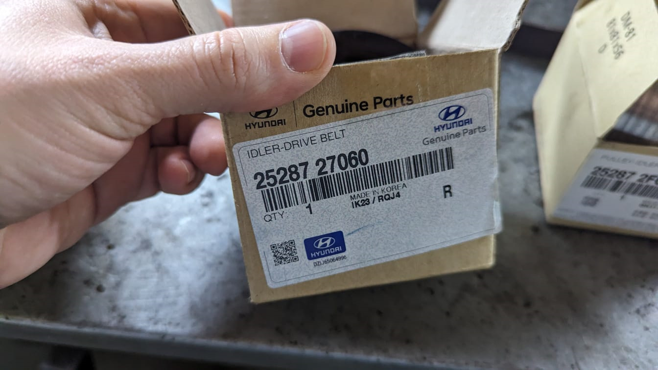 Замена приводного ремня — KIA Sorento (3G), 2,2 л, 2019 года | визит на ...