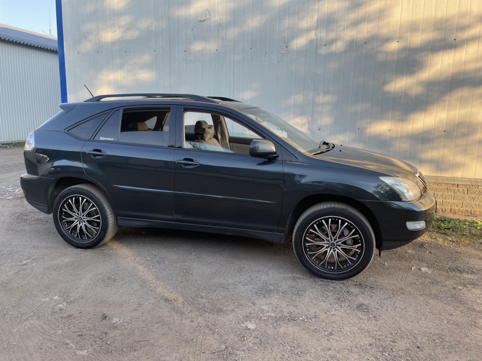 Передние тормозные диски и колодки Advics — Lexus RX (2G), 3,3 л, 2005 ...