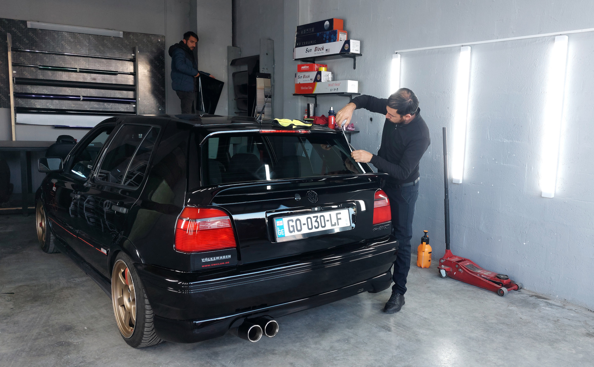 Затонировался. — Volkswagen Golf GTI Mk3, 2 л, 1995 года | стайлинг ...