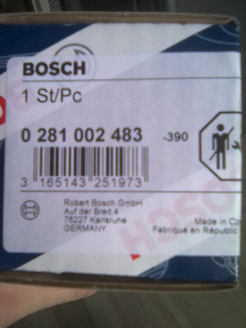 0281002483 Редукционный клапан BOSCH | Запчасти на DRIVE2