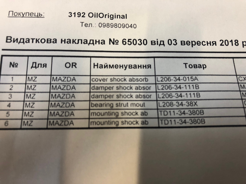 L2083438X Подшипник MAZDA | Запчасти на DRIVE2