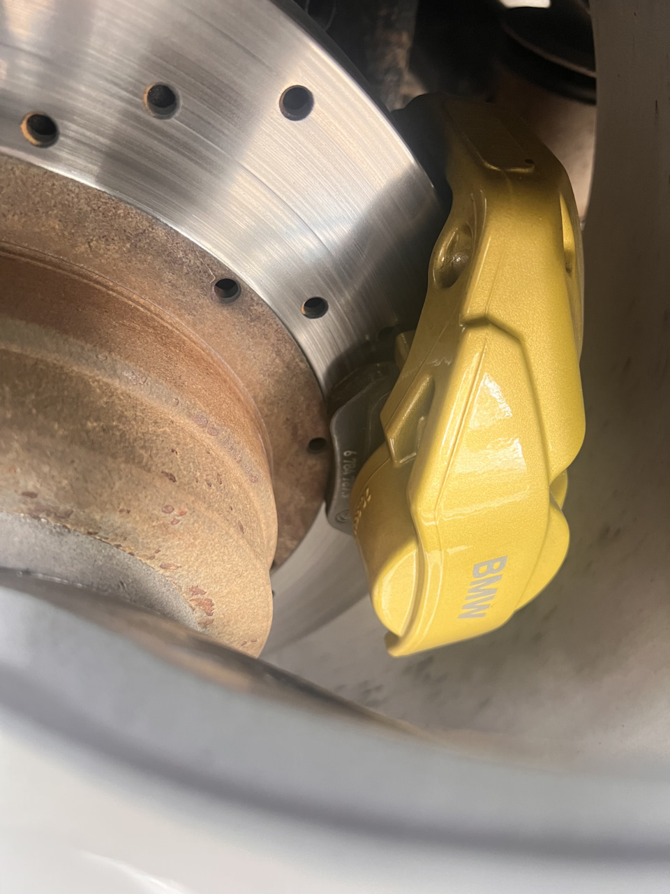 Тормозная система М performance Ч.2 — BMW X5 (E53), 3 л., 2003 года ...