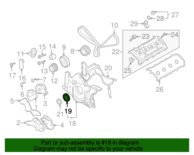 079103051G Уплотнительное кольц VAG | Запчасти на DRIVE2