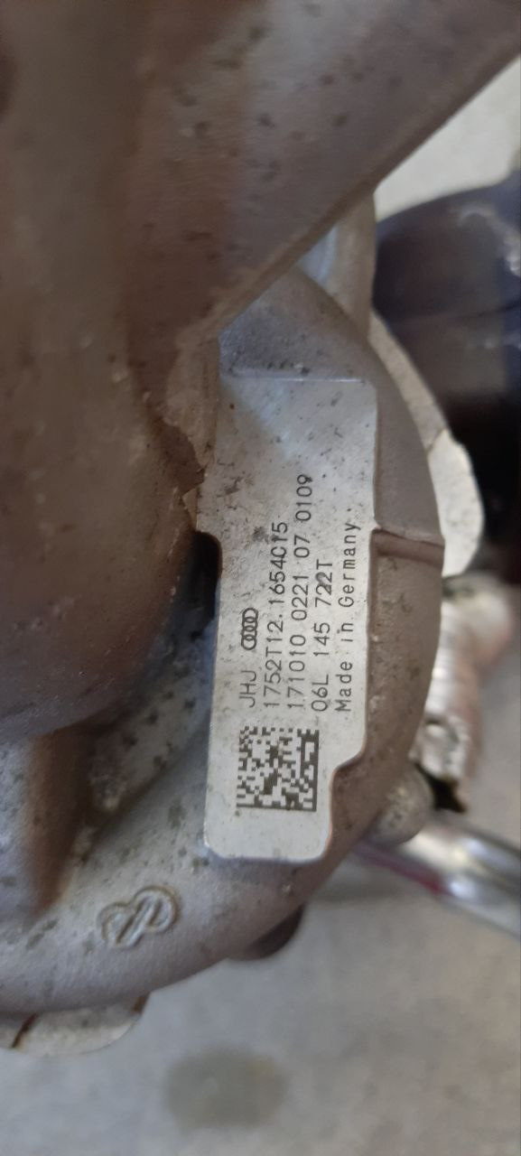 Замена родной турбины 06L145722C на 06L145722T — Audi Q5 (1G), 2 л ...