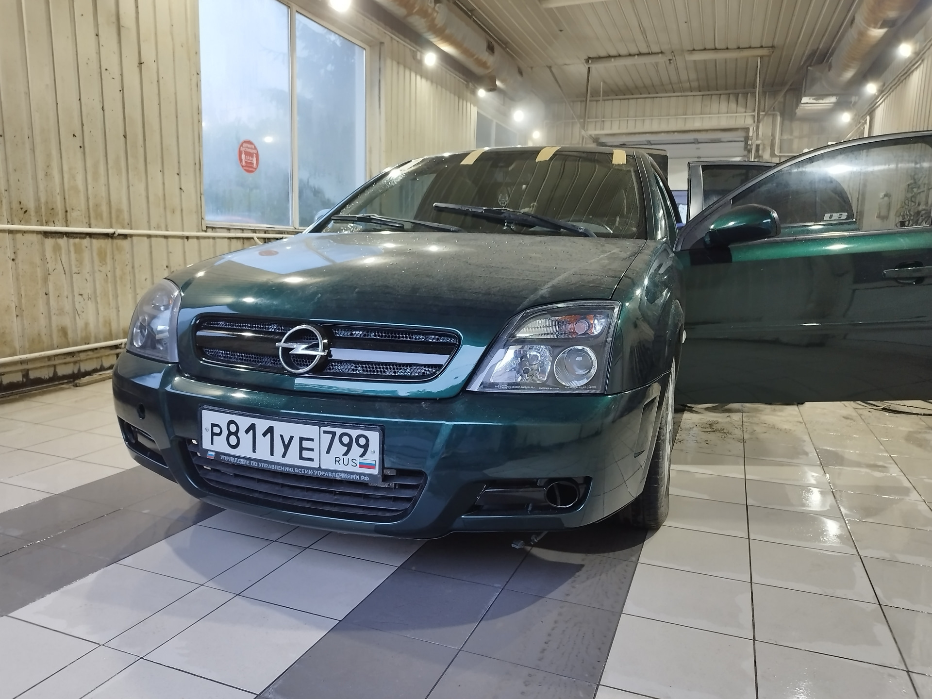 New green Demon дома — Opel Vectra C, 1,8 л., 2005 года | кузовной ...
