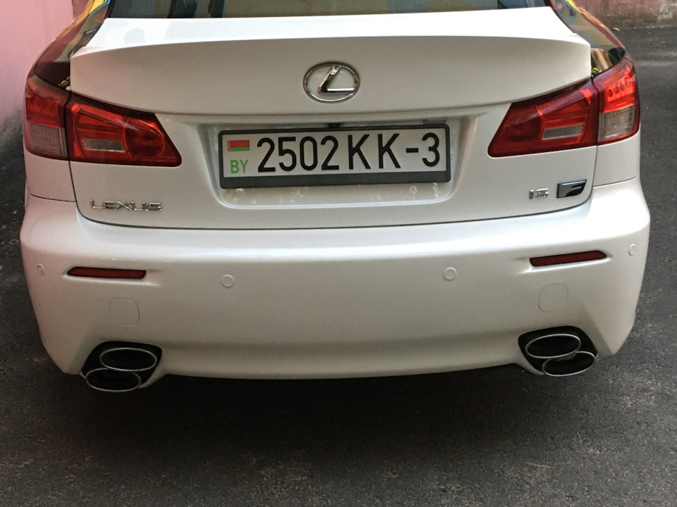 Решаем вопрос с провисшим задним бампером. — Lexus IS-F, 5 л, 2008 года ...