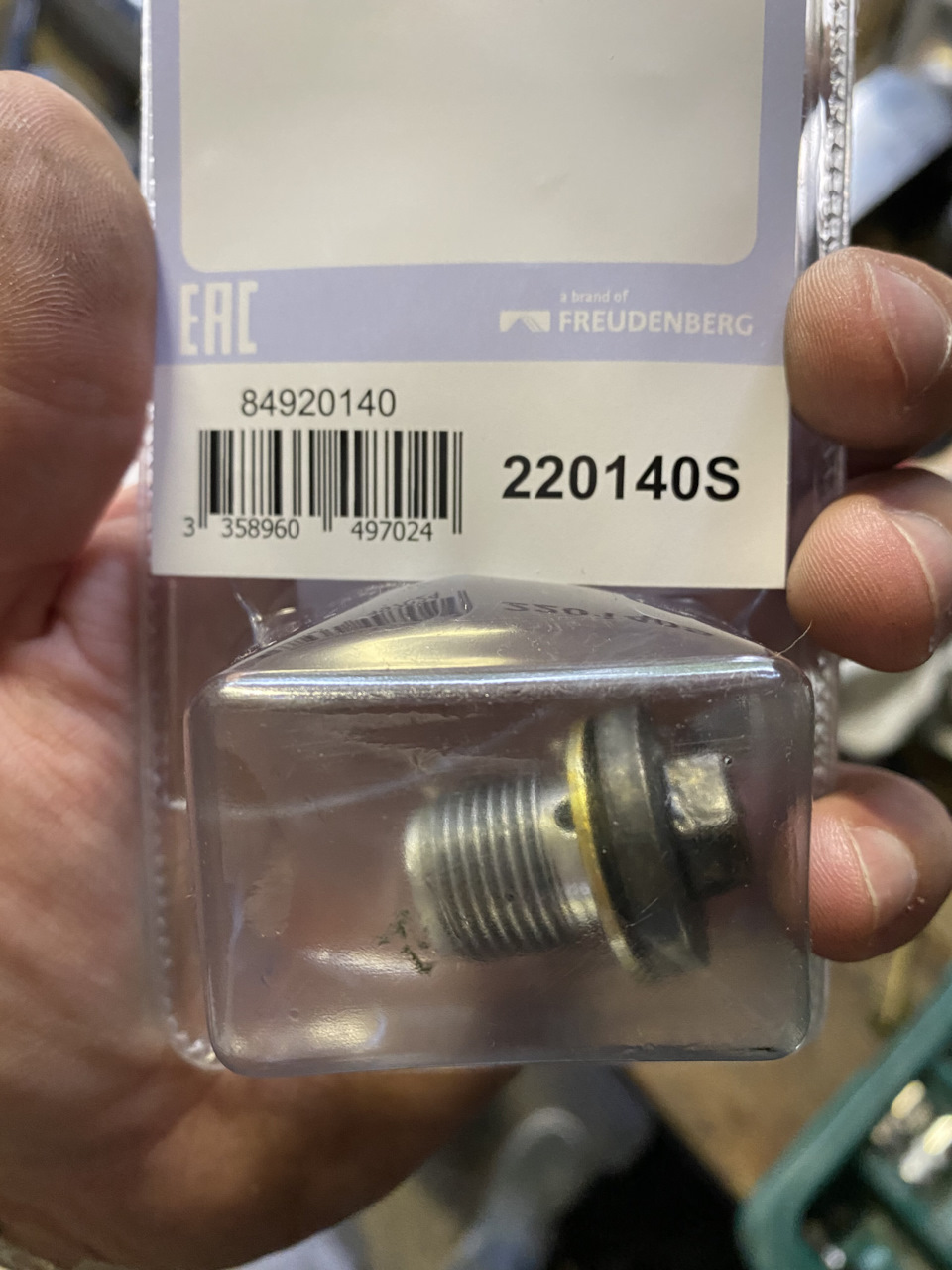 220140S Резьбовая пробка, масляный поддон CORTECO | Запчасти на DRIVE2