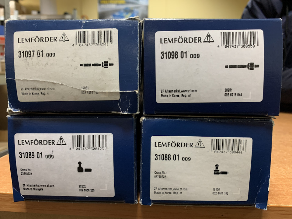 93740722 НАКОНЕЧНИК РУЛЕВОЙ ТЯГИ L GM | Запчасти на DRIVE2