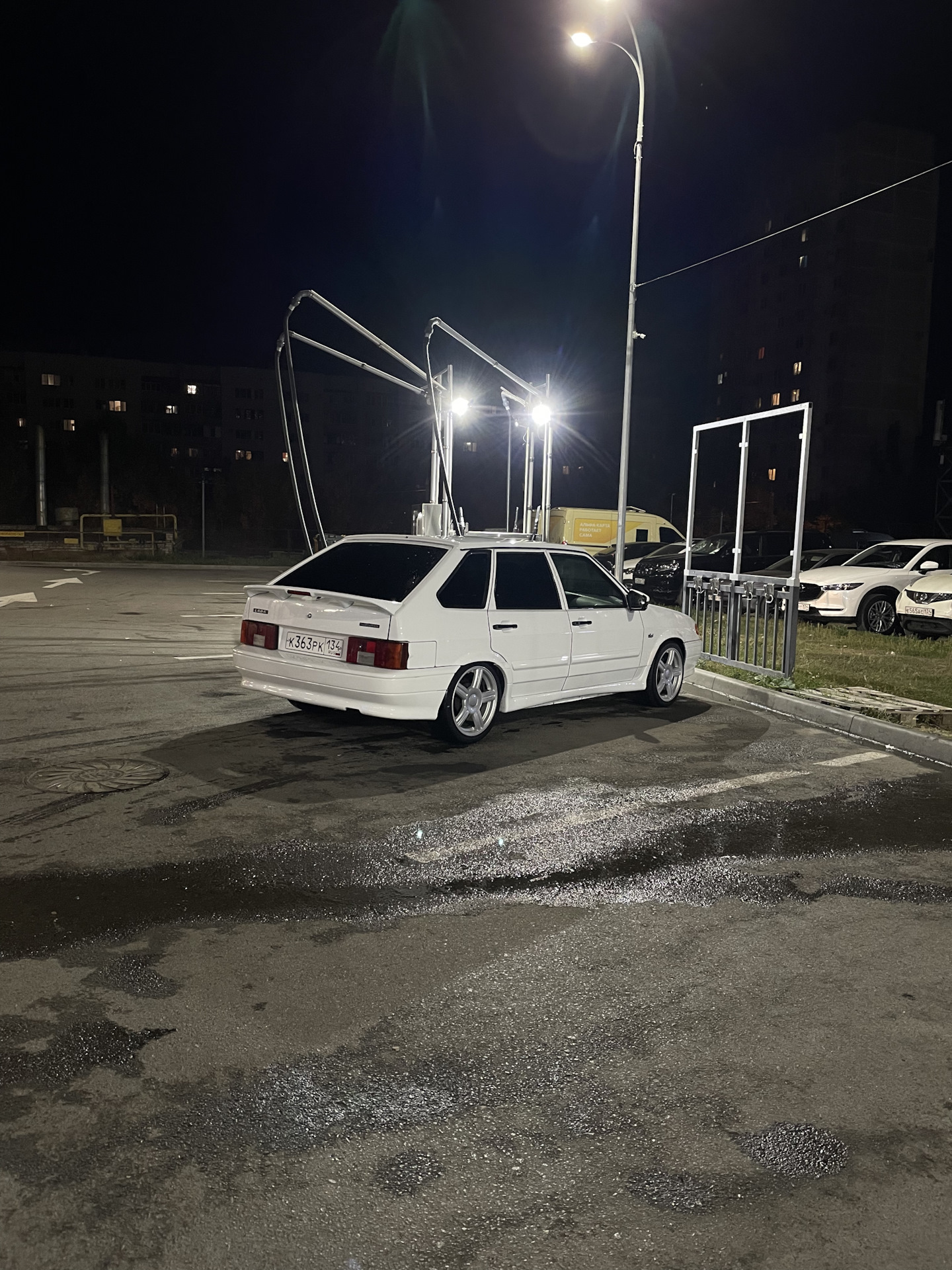 2114 белое облако, торусы r16 — Lada 2114, 1,6 л, 2010 года | колёсные ...