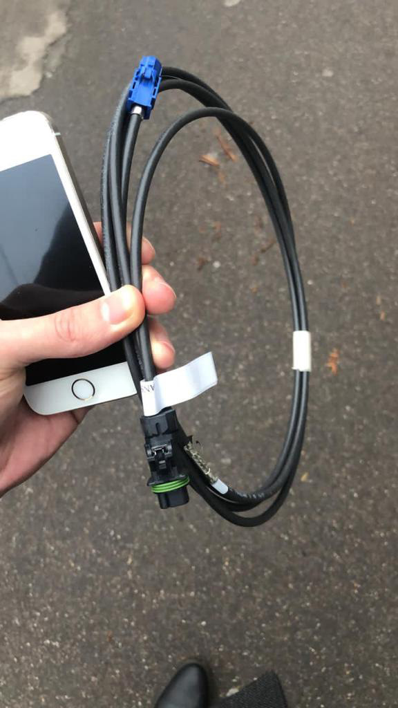 Проводка для камеры заднего вида — BMW 5 series (F10), 2 л, 2015 года ...