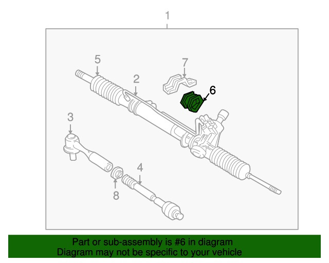 MR223335 Втулка Рулевого Мех-Ма Mitsubishi | Запчасти на DRIVE2
