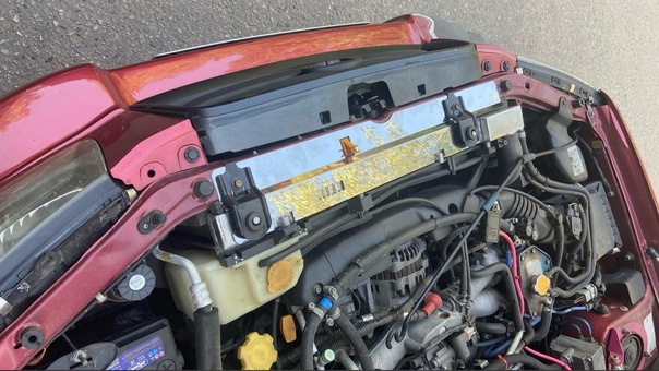 Накладка радиатора на Форестер СГ — Kein на DRIVE2