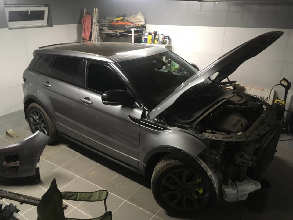 Мойка радиаторов замена антифриза — Land Rover Range Rover Evoque 1g