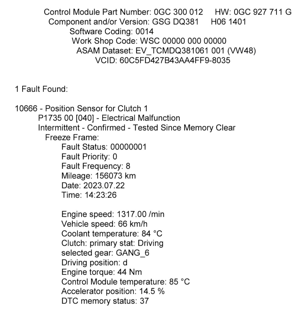 Ремонт мехатроника коробки DQ381: ошибка 10666 P1735 — Volkswagen ...
