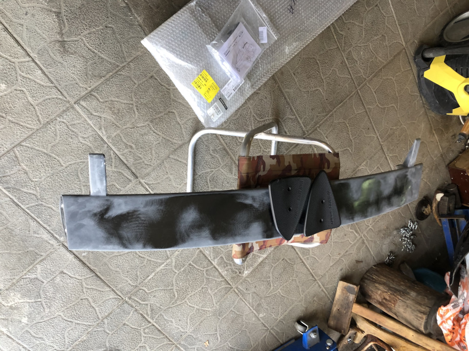 Кузовной ремонт, покраска. Спойлер CUP и диффузор от рестайлинга ...