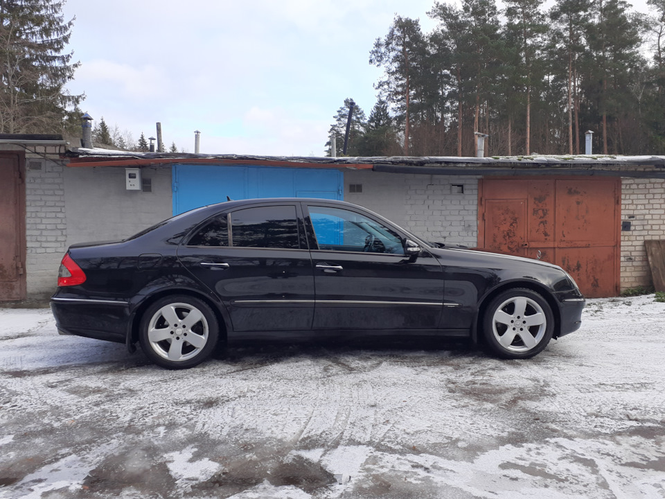 2.Winter Style — Mercedes-Benz E-Class (W211), 2,2 л, 2008 года ...